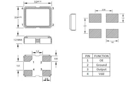 50MHz Crystal Oscillator - LT-CR Series with HCMOS Output