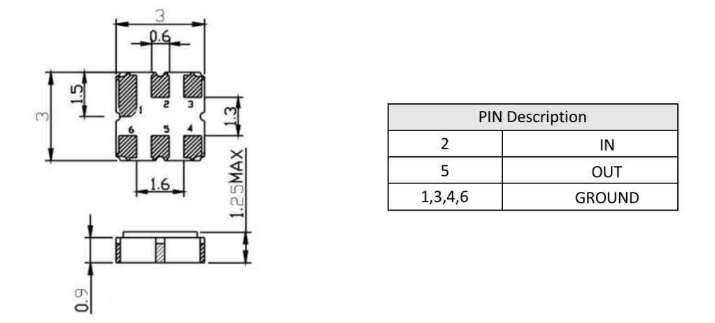 SMT RF SAW Bandpass Filter 1300MHz Cavity | ZRHiTech